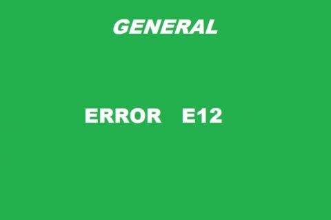 ️¿Tienes un error E12 en tu General de aire acondicionado?🔹